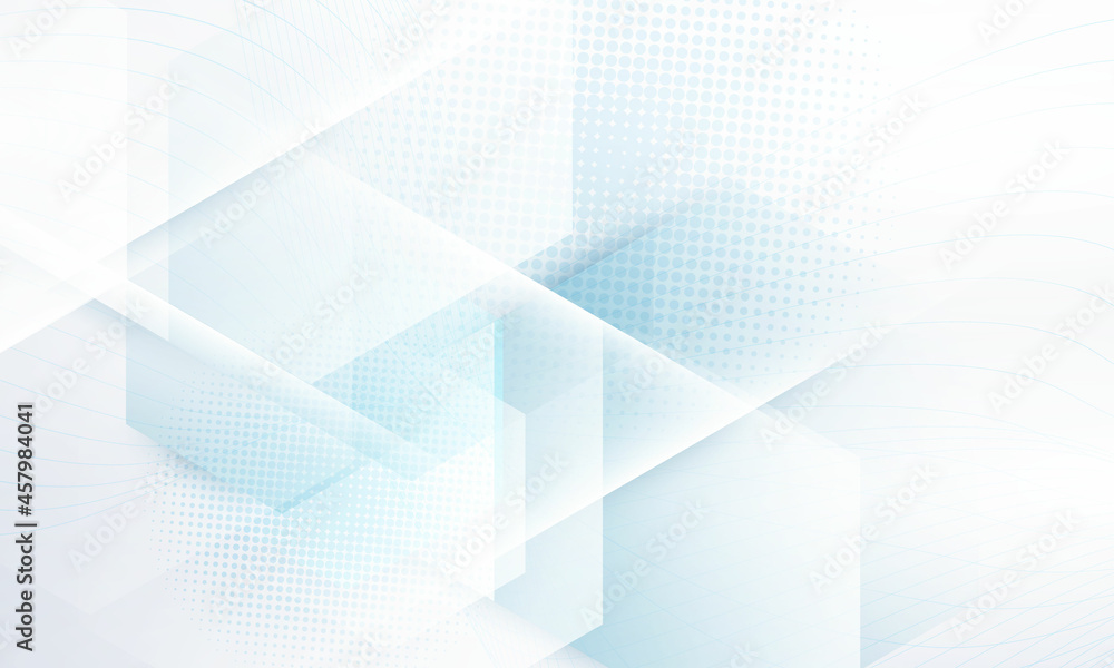 Abstract blue background poster with dynamic. technology network Vector ...