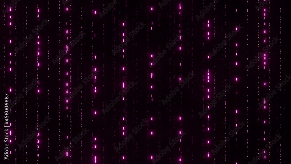 Matrix style binary code pink background, Data code, decryption and encoding Stock ビデオ | Adobe Stock