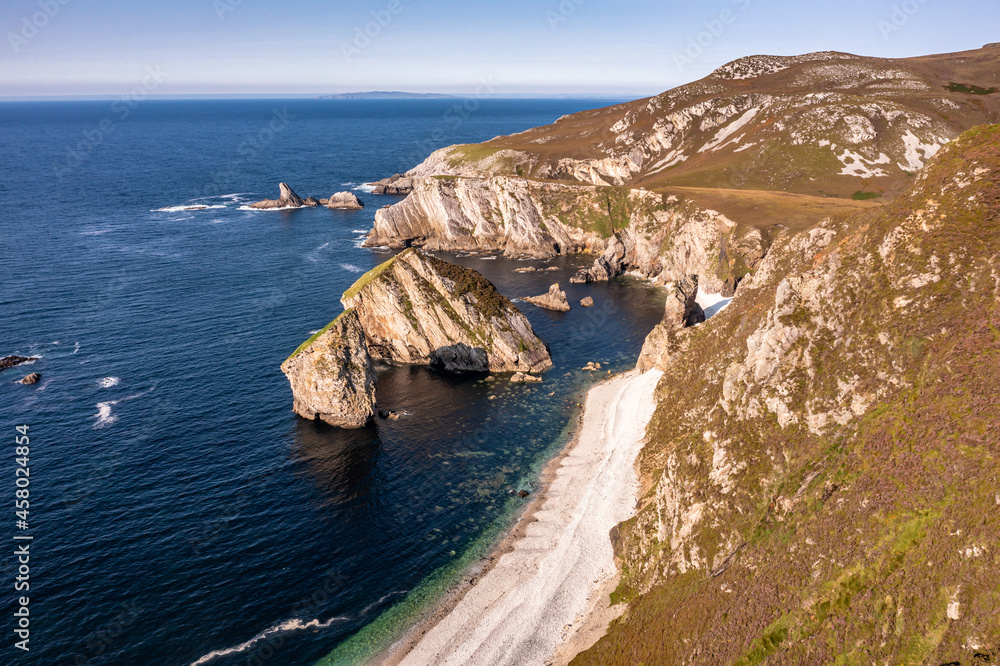 Glenlough bay between Port and Ardara in County Donegal is Irelands ...