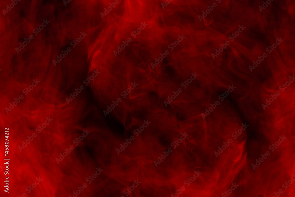 Red steam on a black background. Stock Photo | Adobe Stock