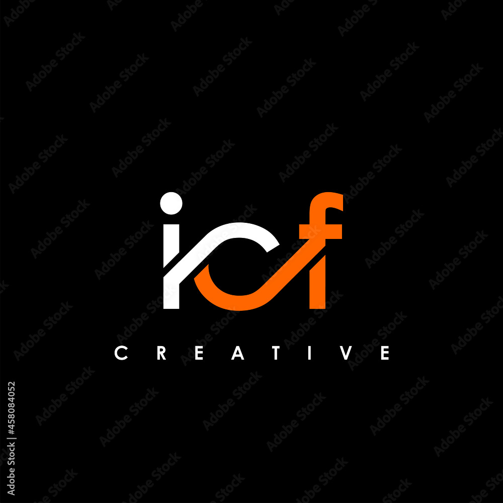 ICF Letter Initial Logo Design Template Vector Illustration Stock ...