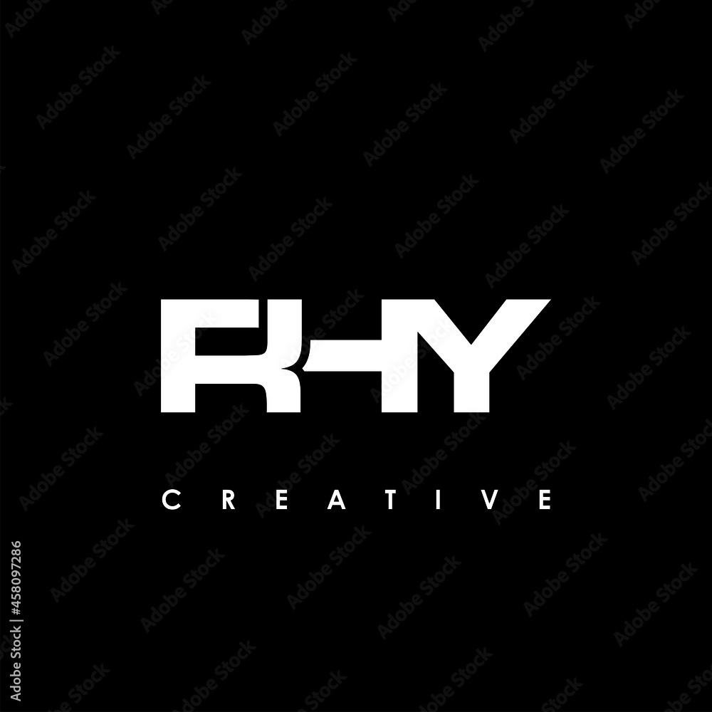 RHY Letter Initial Logo Design Template Vector Illustration Stock ...