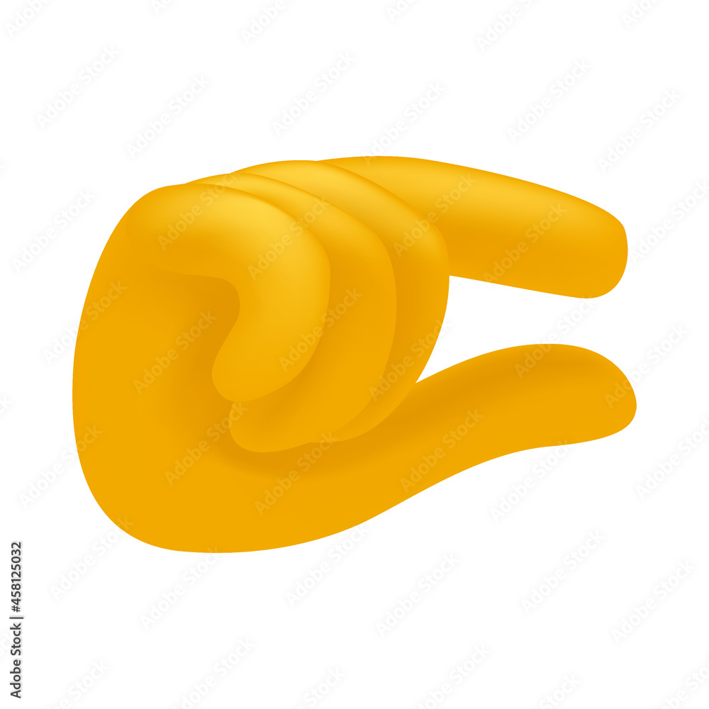 Pinching Hand Emoji Icon Illustration Sign. Human Gesture Vector Symbol ...