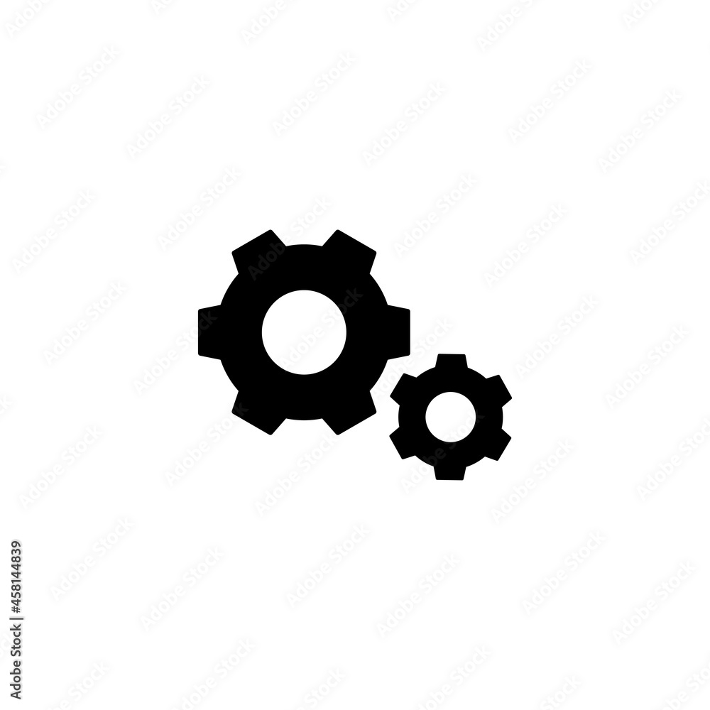Setting Icon. Cog Settings sign and symbol. Gear Sign Stock Vector ...