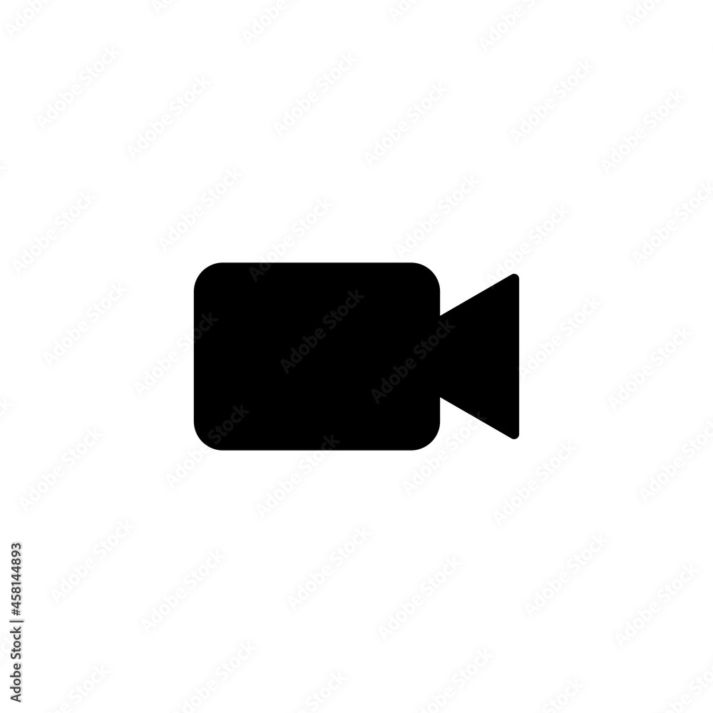 Video icon. video camera sign and symbol. movie sign. cinema Stock ...