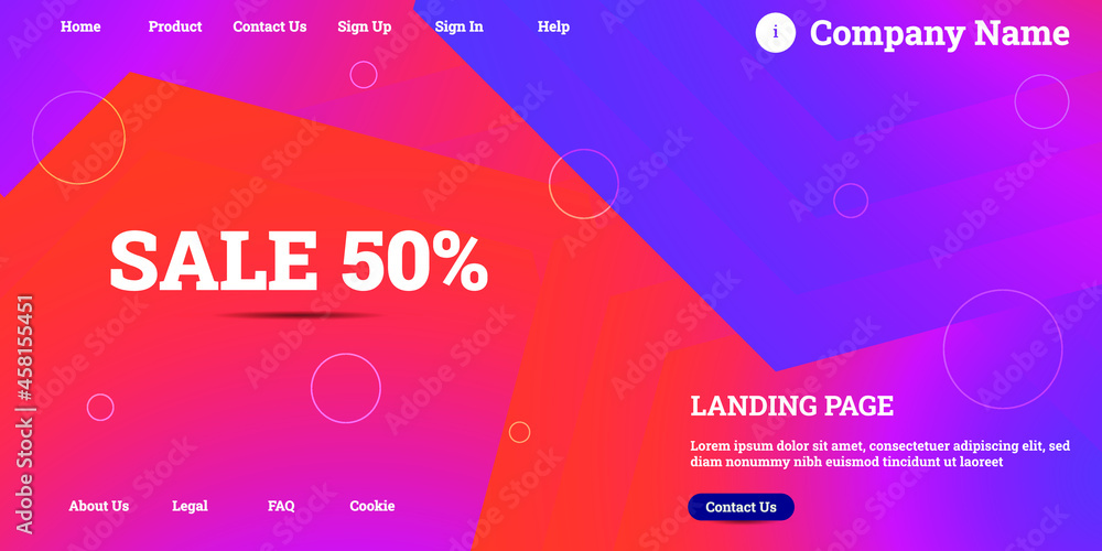 Editable abstract website background with attractive purple gradient ...