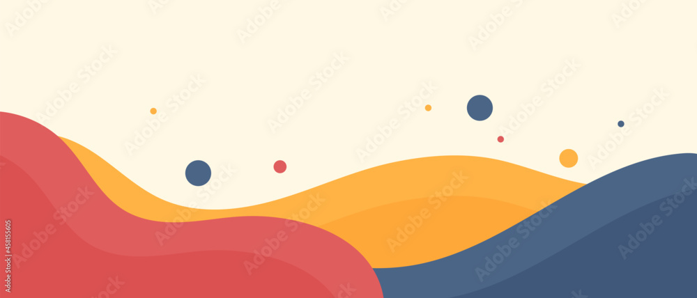 colorful abstract fluid banner background Stock Vector | Adobe Stock