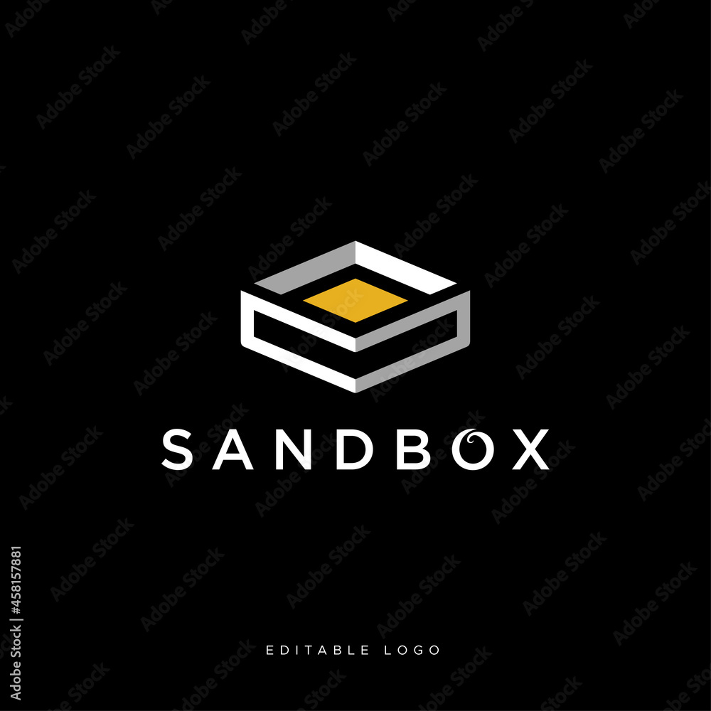 Sandbox icon logo vector illustration Stock Vector | Adobe Stock