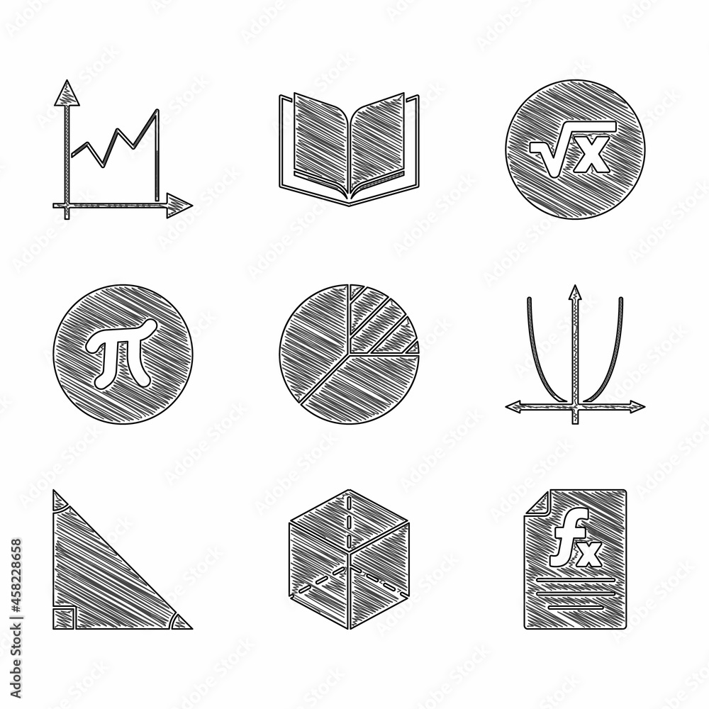 Vecteur Stock Set Pie Chart Infographic Geometric Figure Cube Vecteur Stock Set Pie Chart Infographic Geometric Figure Cube