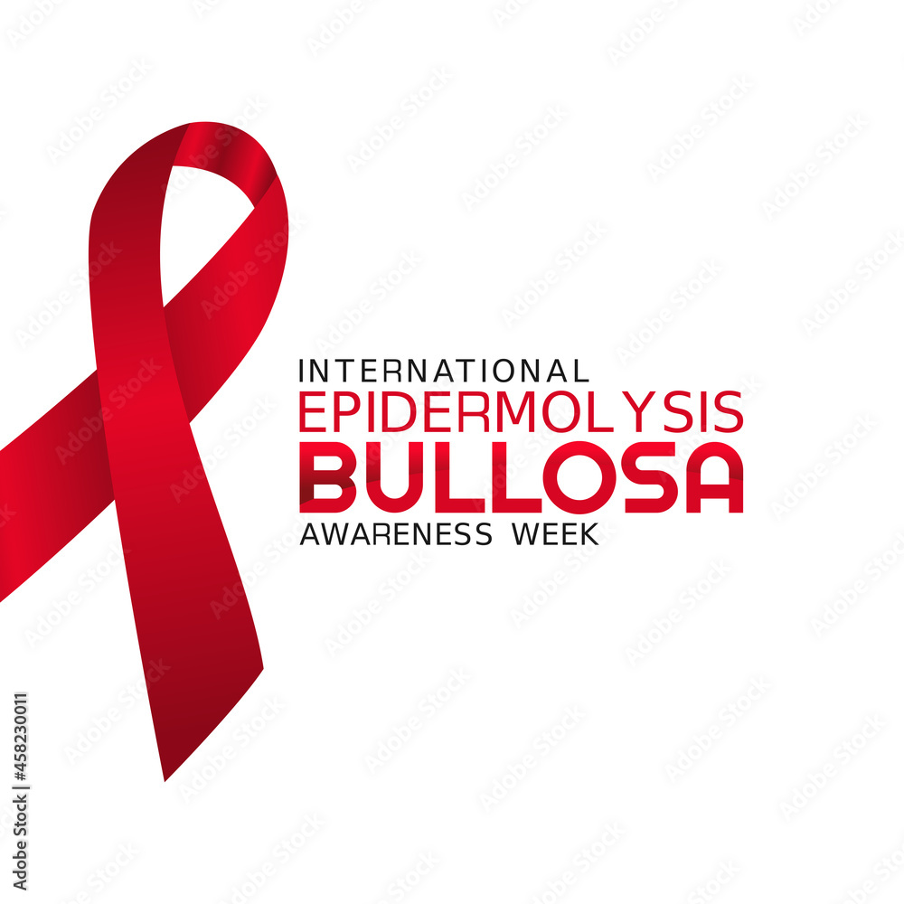 vector graphic of international epidermolysis bullosa awareness week ...