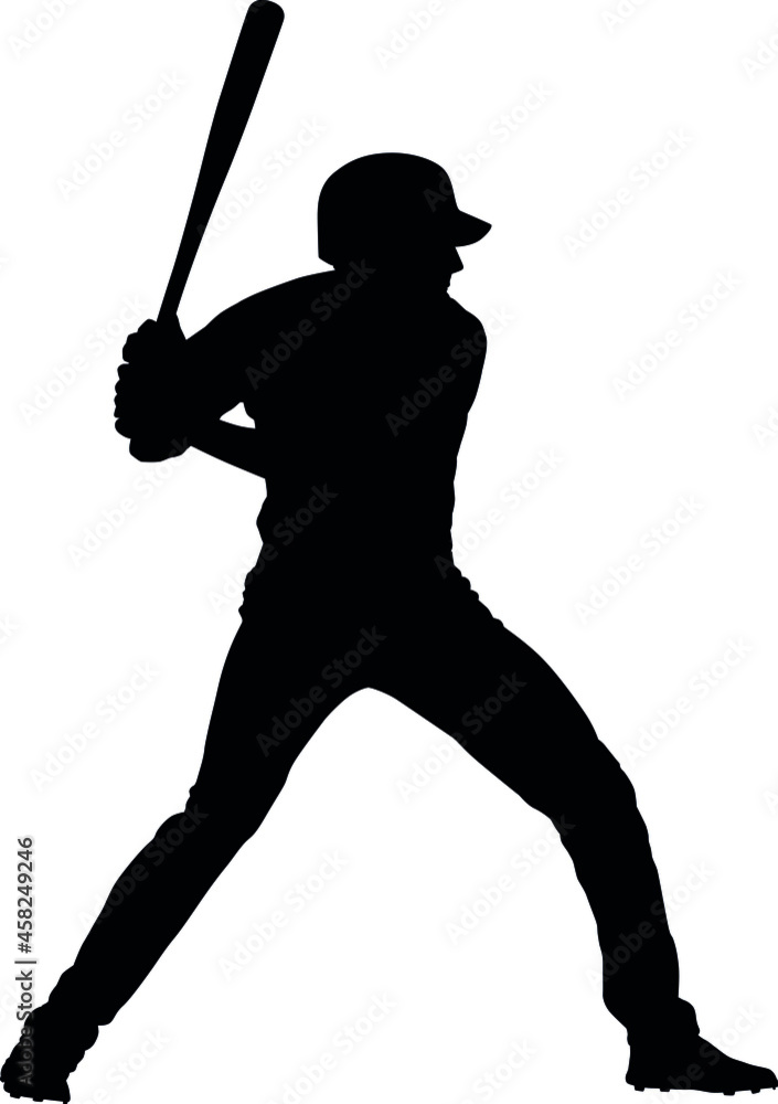 baseball game batter player position, also known as batsman - batman in ...