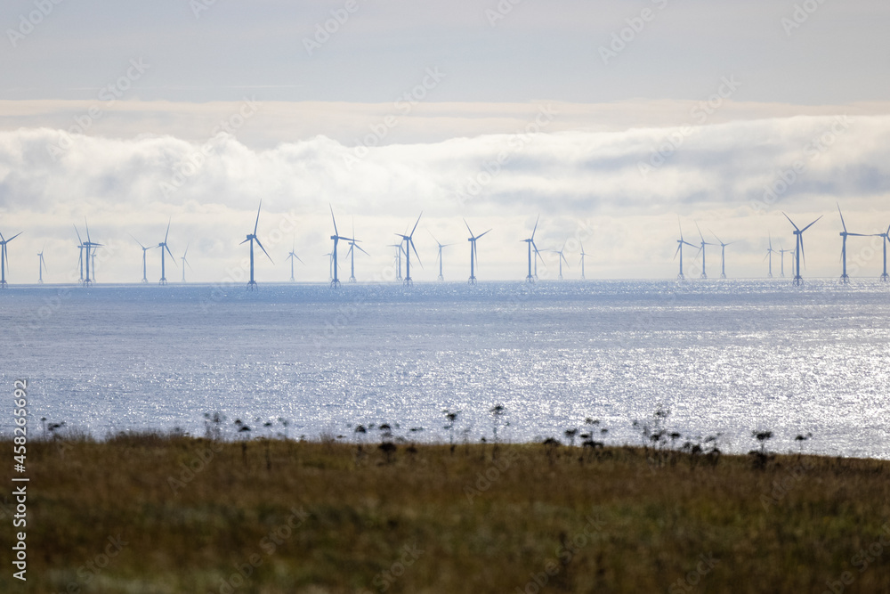 Beatrice Offshore Wind Farm, in Scotland Stock Photo | Adobe Stock