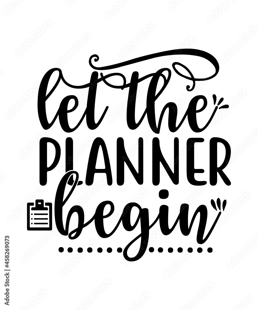 Vetor de Planner SVG, SVG Planner, Planner svg, Planning svg, Planner ...