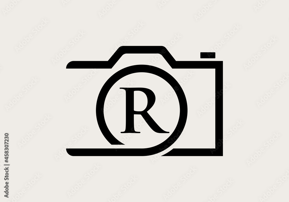 Photography Logo Design On Letter R. Letter R Photography Logo Design ...