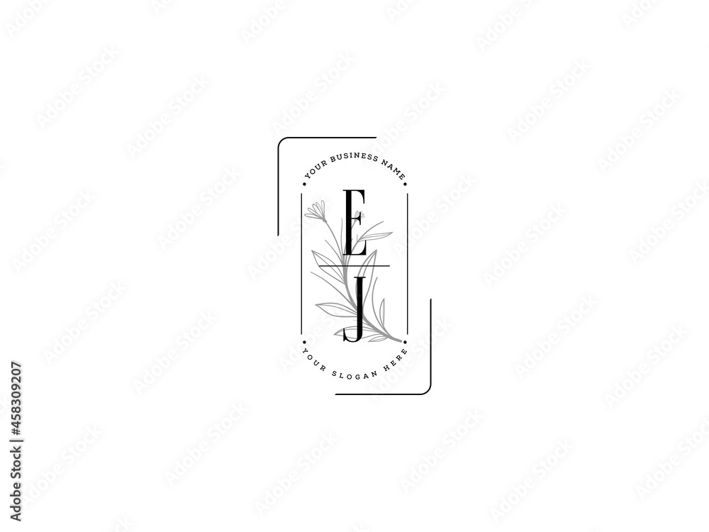 initial letter EJ logo, Letter e j e j logo design vector illustration ...