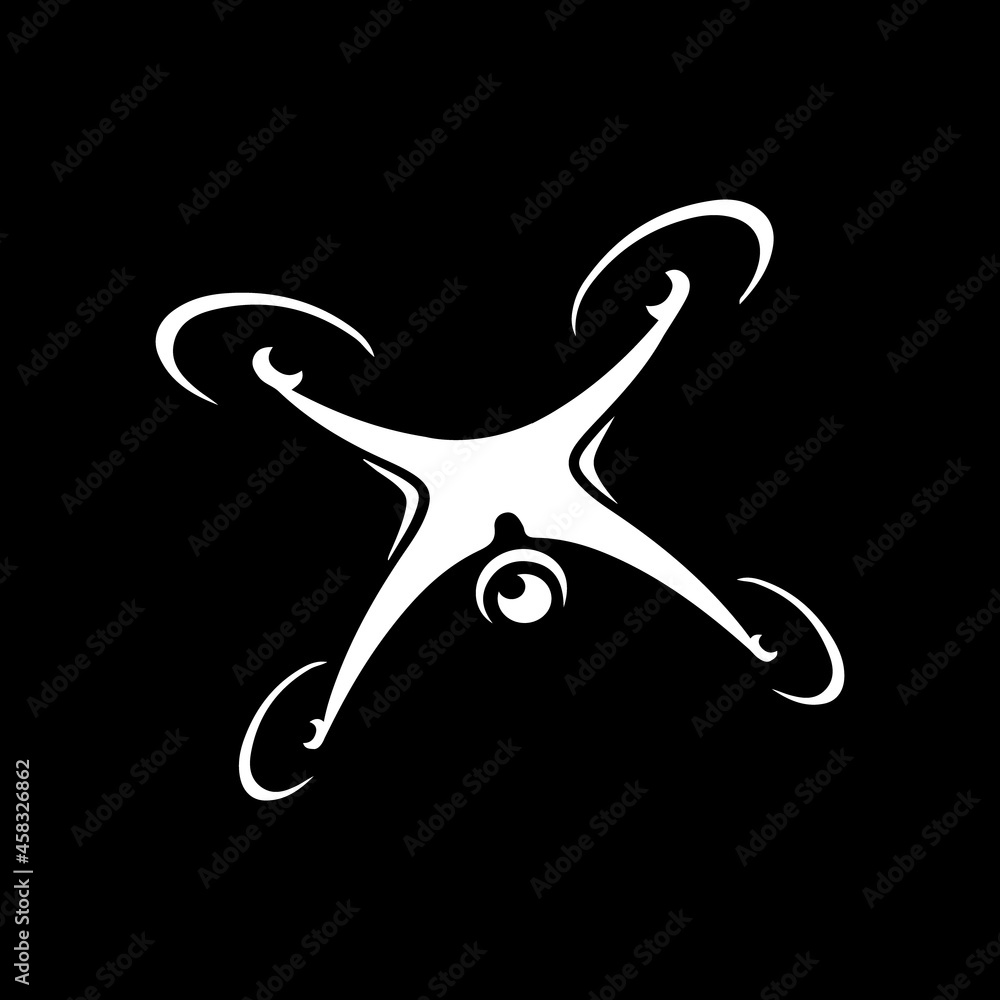 Drone Logo Template Design Vector, Emblem, Design Concept, Creative ...