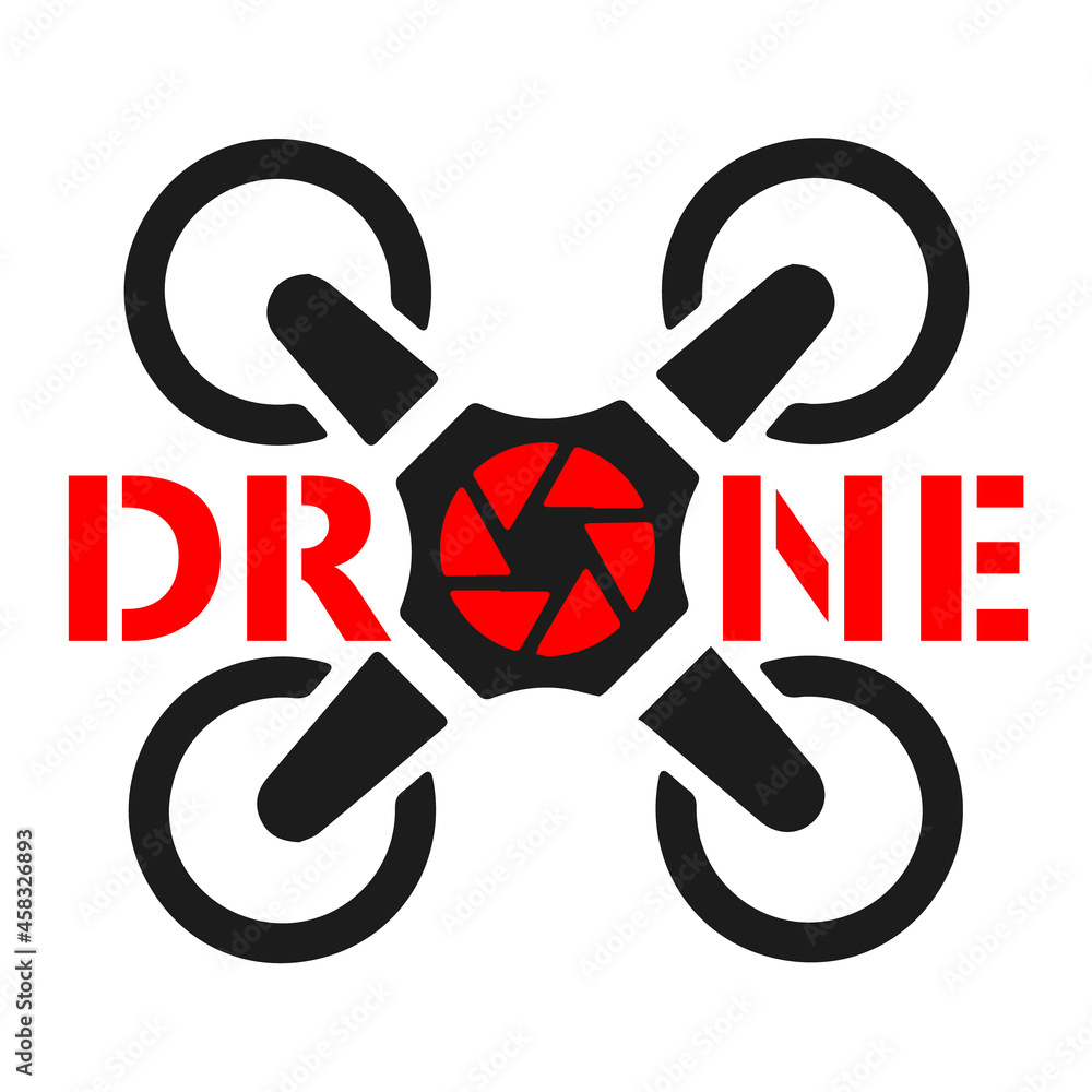 Drone Logo Template Design Vector, Emblem, Design Concept, Creative ...