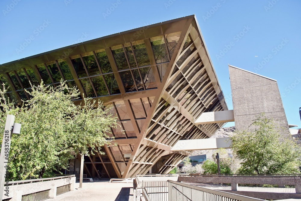 Tempe, Arizona: Exterior of the Tempe Municipal Building (Tempe City ...