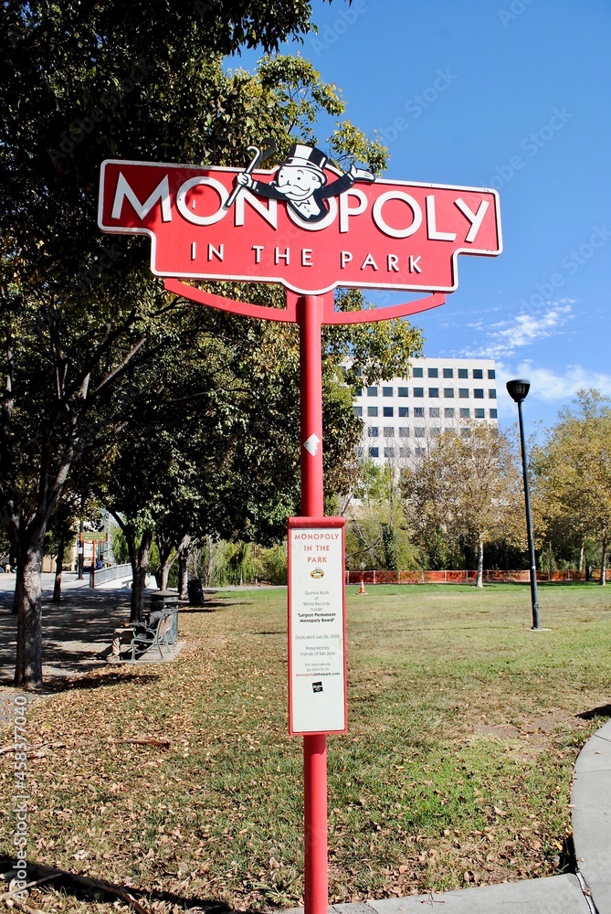 San Jose, California: Monopoly in the Park - the Guinness Book of World ...