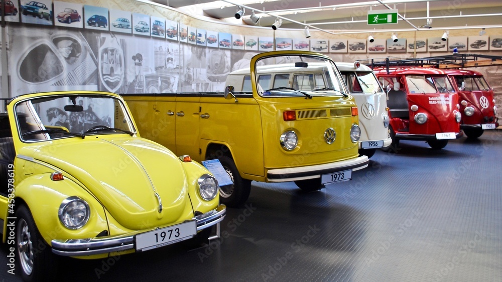 WOLFSBURG, GERMANY: Unique and vintage VW car, van, truck, transporter ...