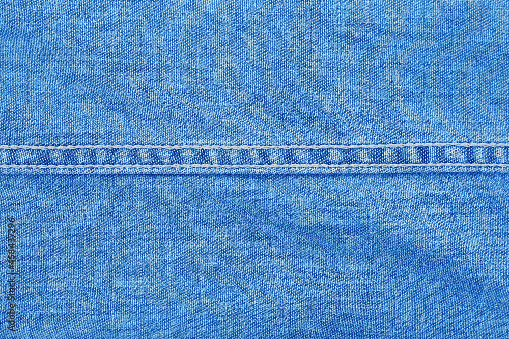 Denim texture in close up view for vintage background or Blue jeans ...