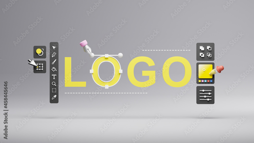 Graphic designer creative creator design logo artwork curve pen tool ...