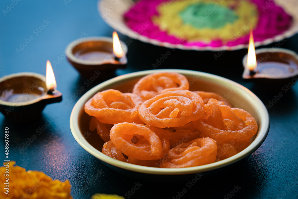Diwali sweets jalebi Jhangiri Imarti zalabia jndian Sweet dessert ...