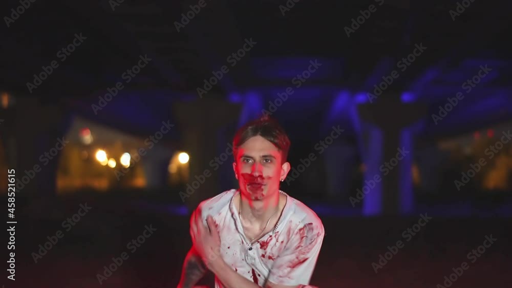 Convicted serial killer running away from police chase. Suspected ...