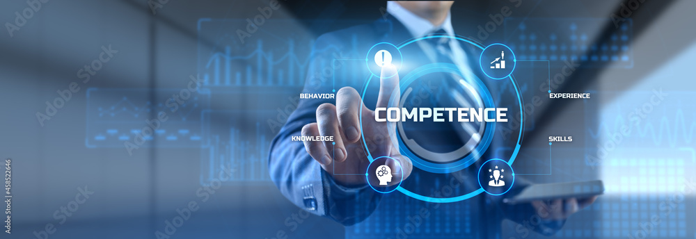 Competence skills business and personal development concept ...