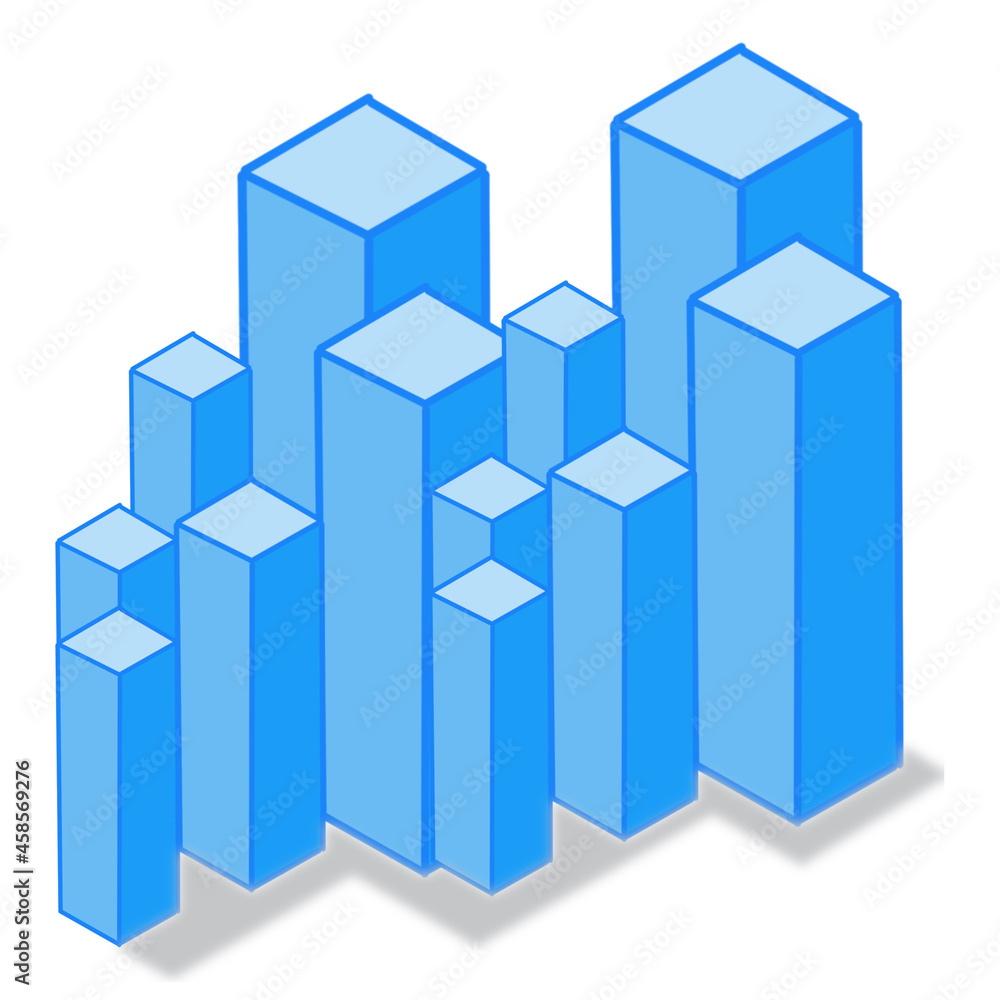 blue color bar graph business diagram background art design infographic ...