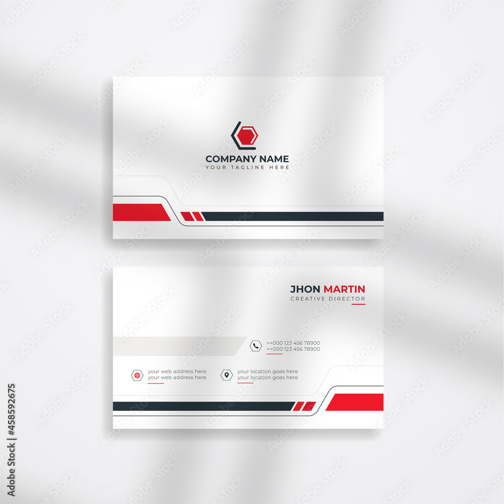 Business card Modern, Creative business card, name card, visiting cards ...
