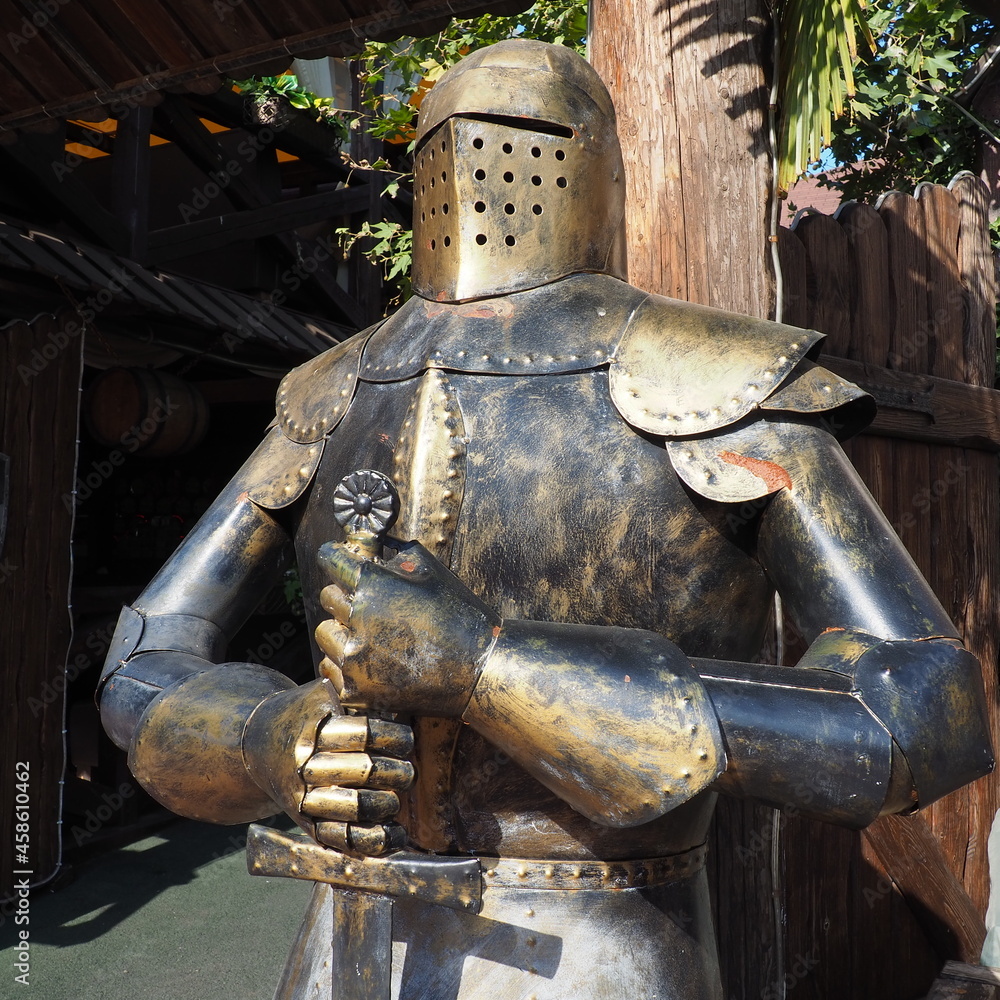 Ancient metal armor, iron detail. Armor, Safety weapon - in antiquity ...