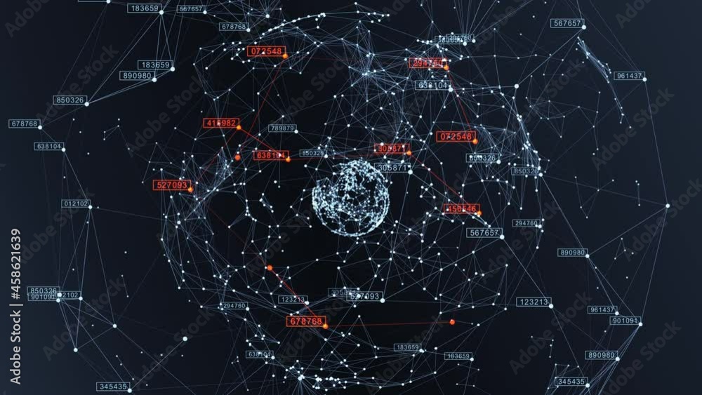 Digital Hologram Rotating in Cyberspace. Global Network Structure ...