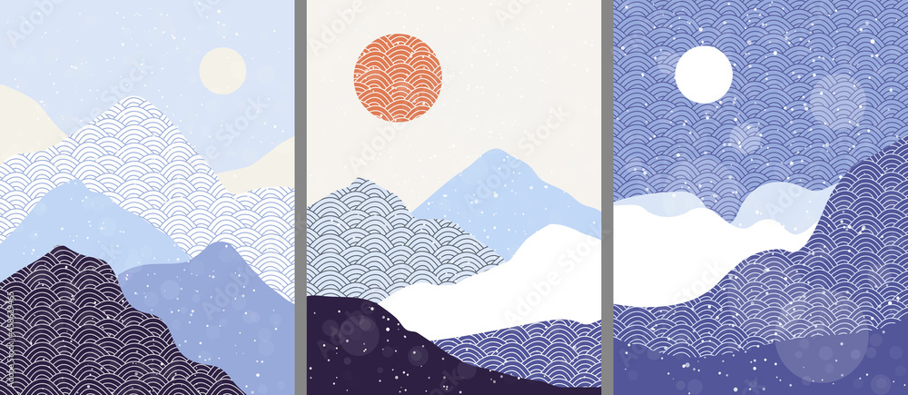 Vector hand drawn illustration. Abstract flat minimalist design ...
