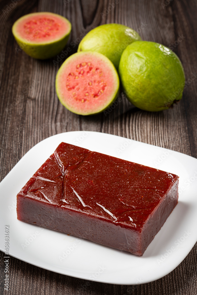 Guava paste, typical sweet made from guava also known as Goiabada ...