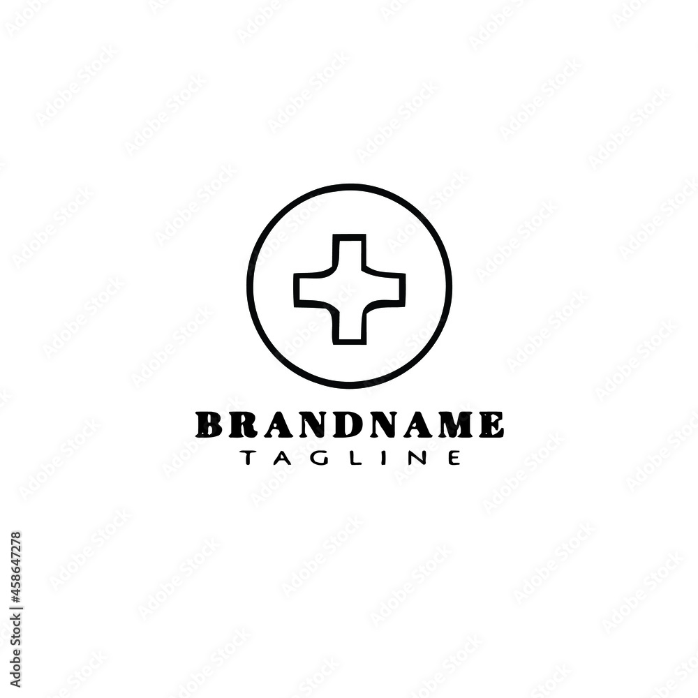 bolt logo icon cartoon design template black isolated vector cute Stock ...