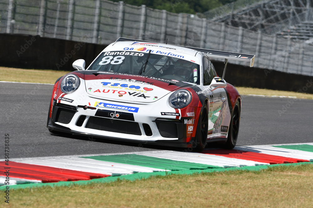 Mugello Circuit, Italy - 2 July 2021 Porsche 911 in action at Mugello ...