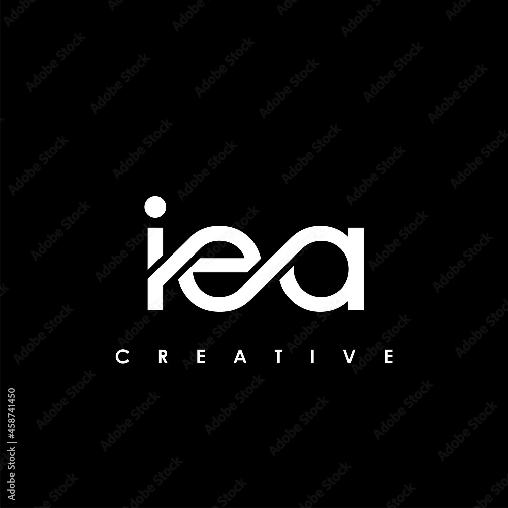 IEA Letter Initial Logo Design Template Vector Illustration Stock ...