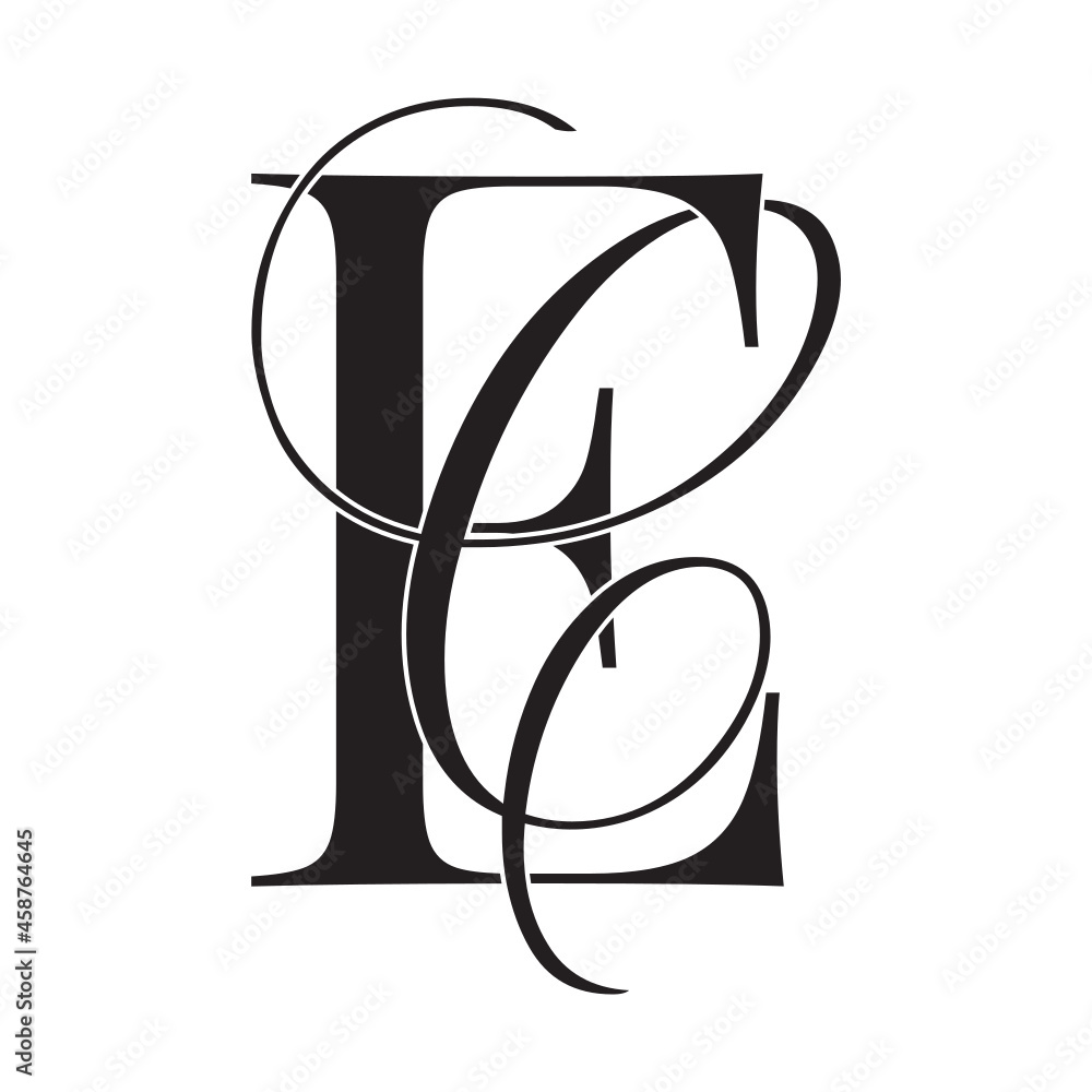ec, ce, monogram logo. Calligraphic signature icon. Wedding Logo ... ec, ce, monogram logo. Calligraphic signature icon. Wedding Logo ...