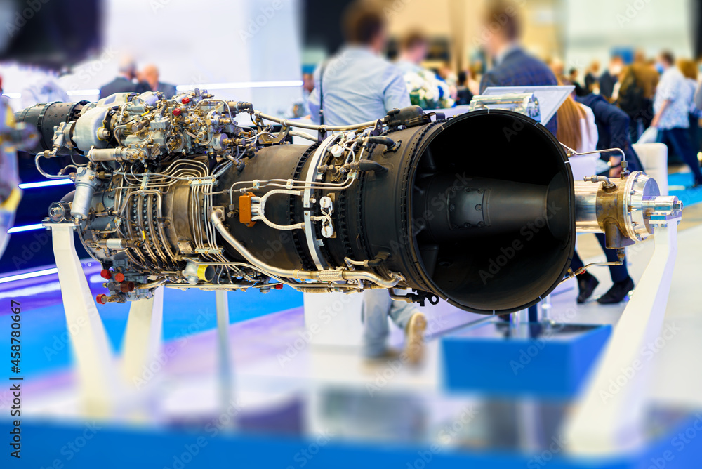 Turboprop engine. Installed on aircraft for various purposes Stock ...