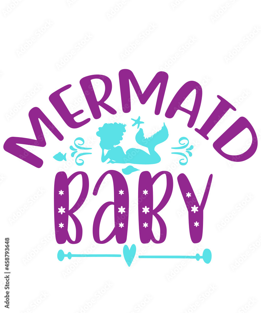 Mermaid Svg Bundle,Mermaid Svg,Give Me Vitamin Sea Svg,Birthday Girl ...