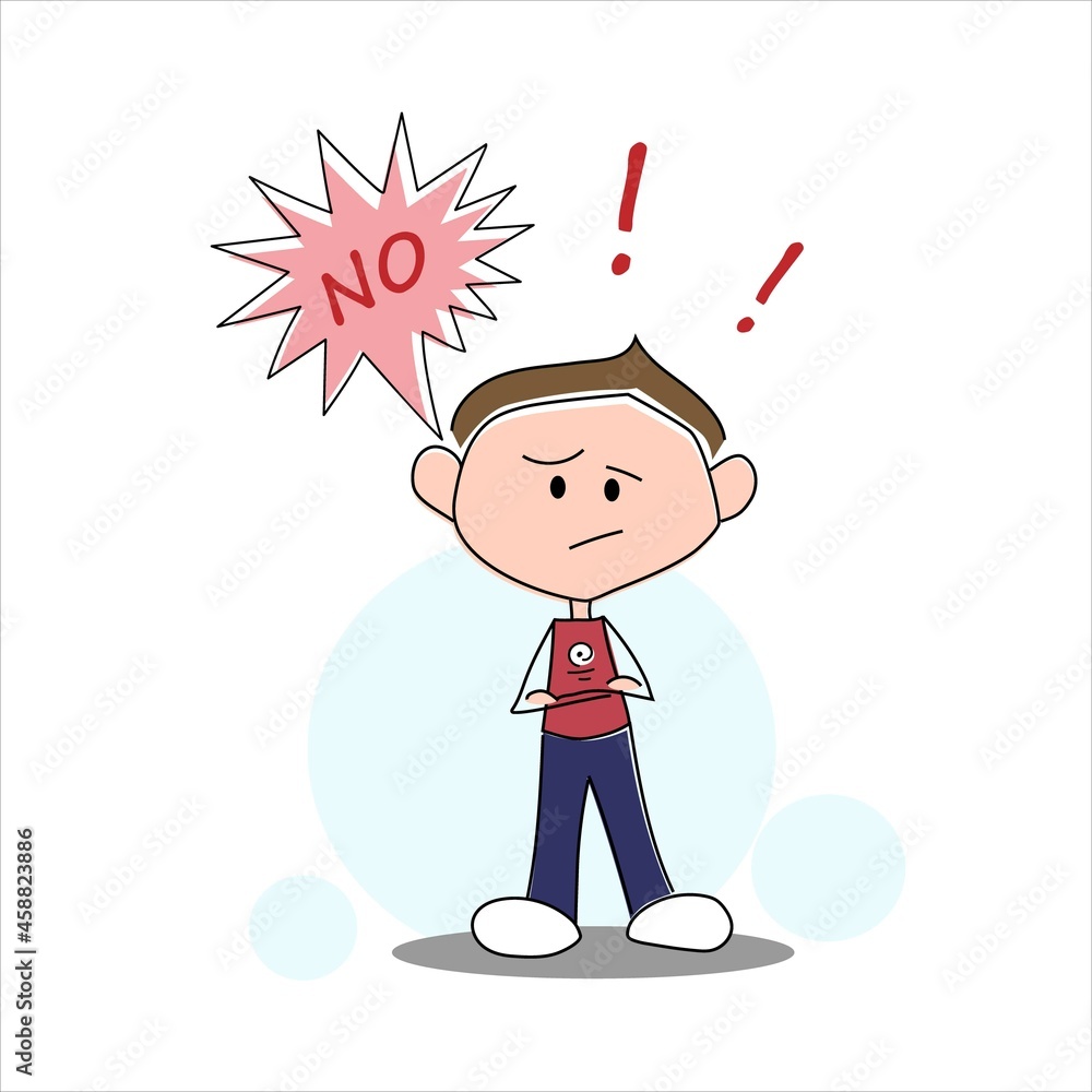 character with his own opinion, the guy says no, the man shows ...