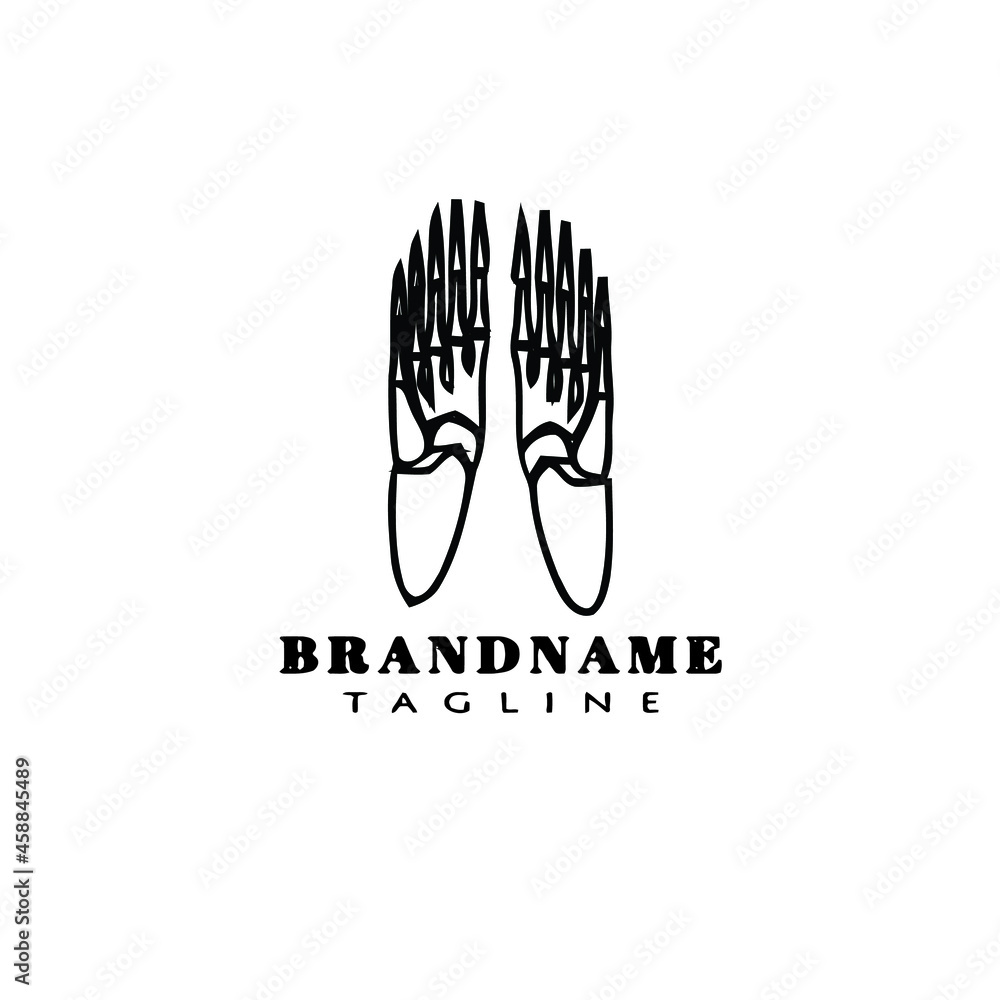 unique bone cartoon logo cartoon icon design template isolated vector ...