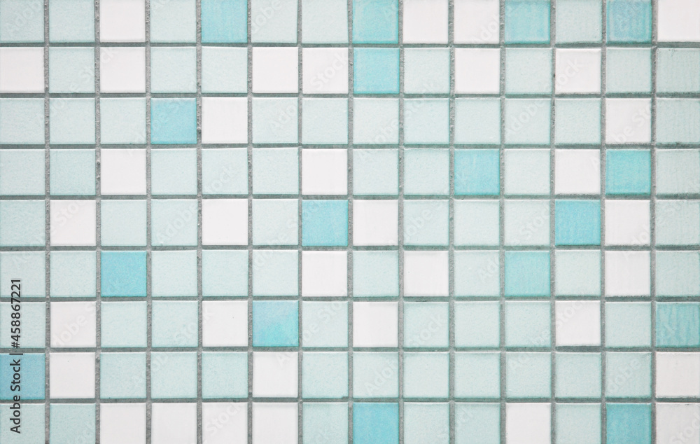 Ceramic mosaic tile texture background. Modern stylish square tile wall ...