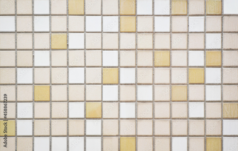 Ceramic mosaic tile texture background. Modern stylish square tile wall ...