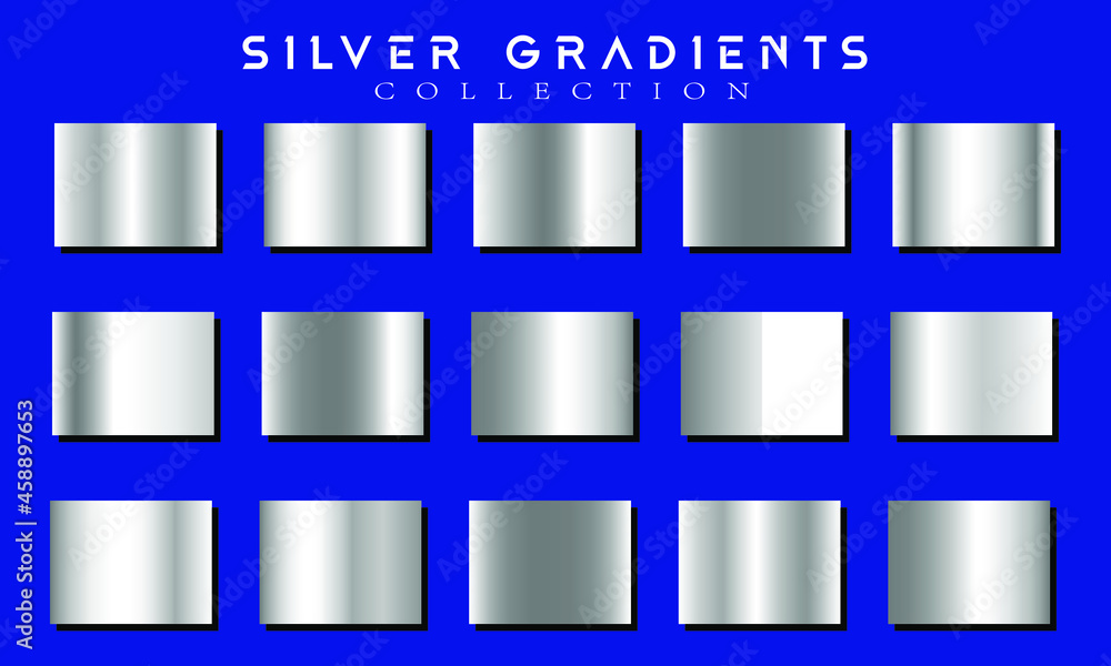 silver metal color background. Modern screen vector design for mobile ...