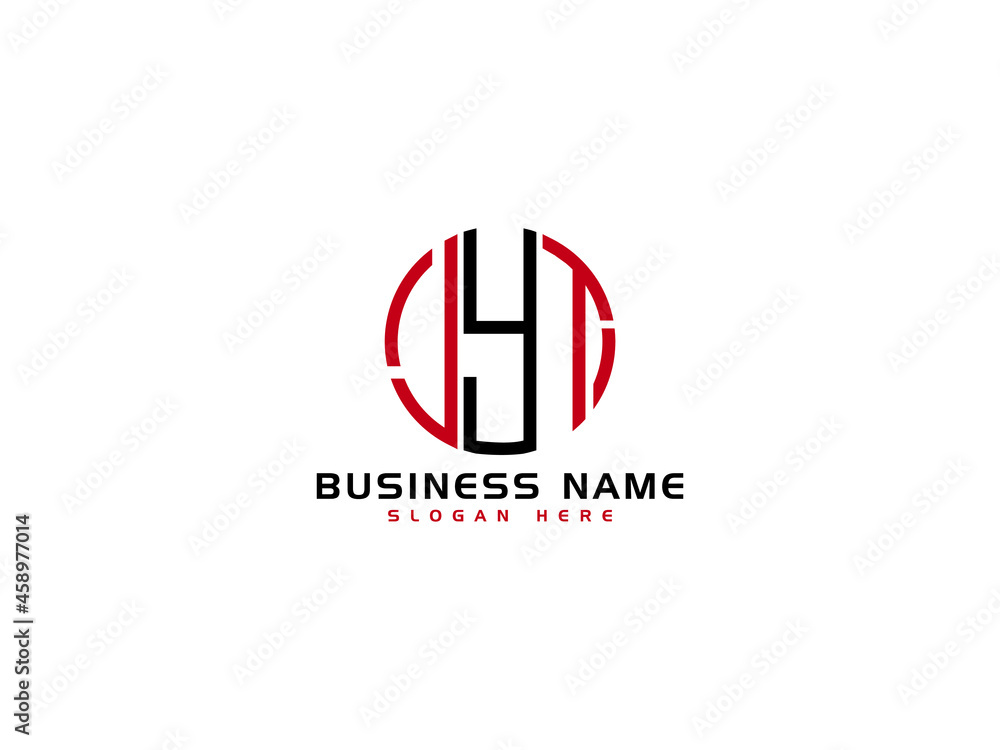 Initial JYT Logo Letter Template Vector For Business Stock Vector ...