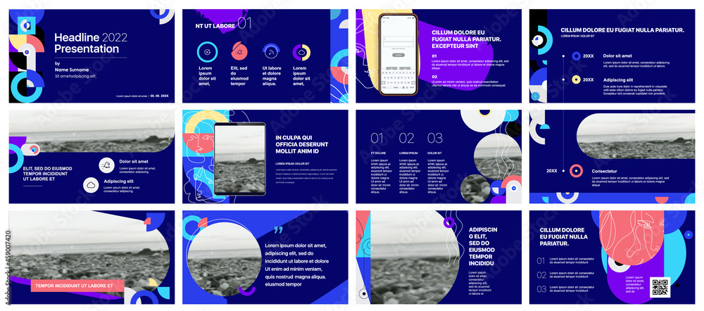 Elements for infographics on a white background. Presentation templates ...