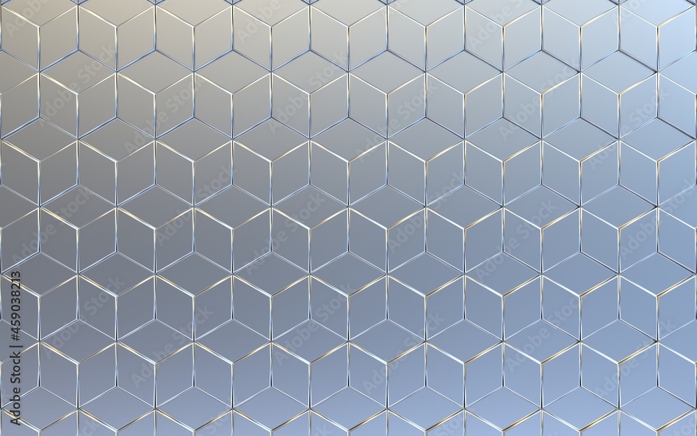 Seamless geometric pattern with realistic render template for ...