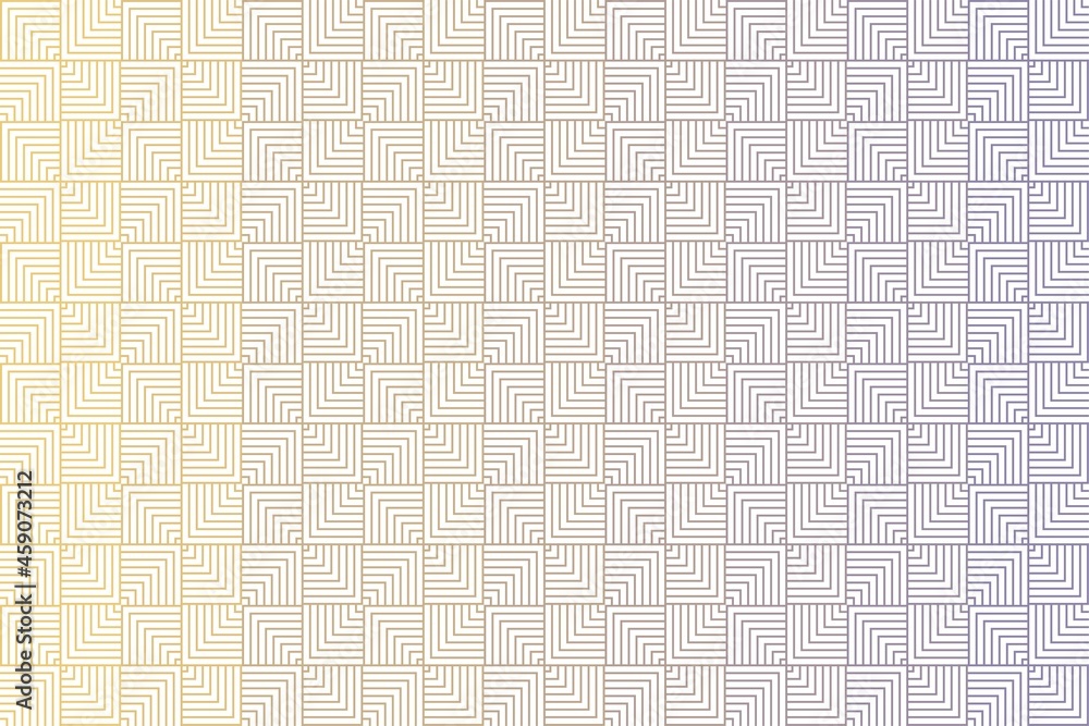 Vector graphic of overlapping pattern in soft rainbow color. Watermark ...